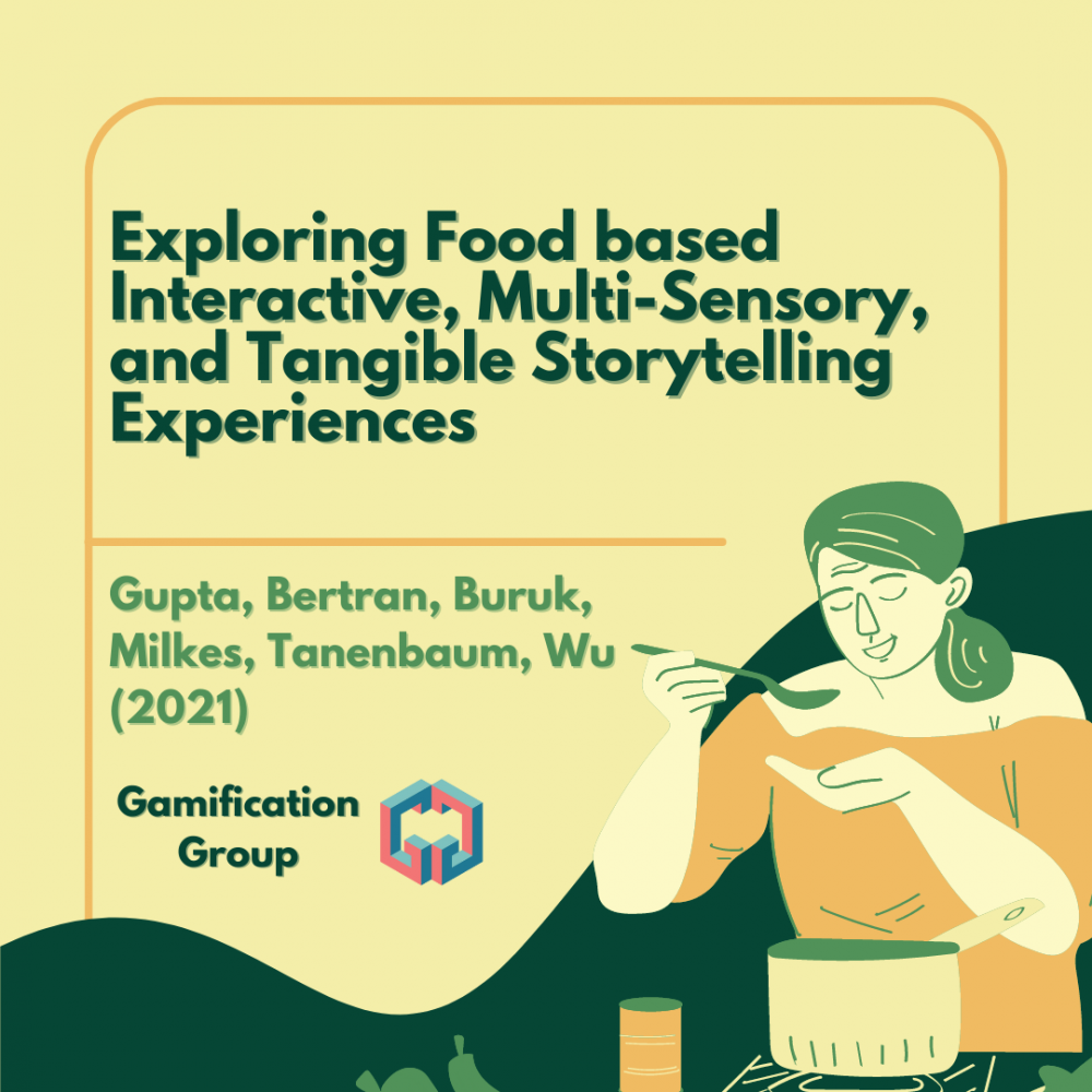 Gamification Group | Exploring Food based Interactive, Multi-Sensory ...