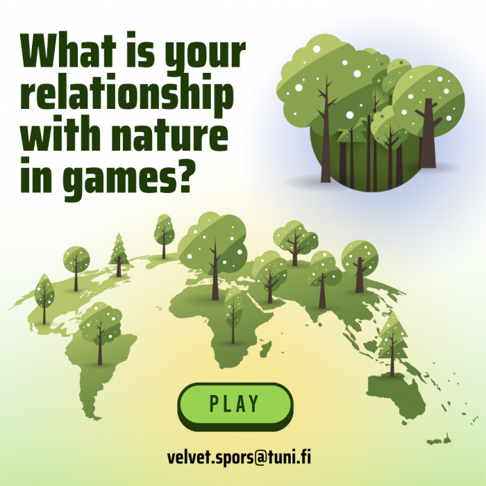 Gamification Group | What is your relationship with nature in games?